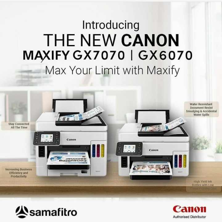 Jual Canon Maxify GX7070 - Distributor Resmi Fotocopy Canon